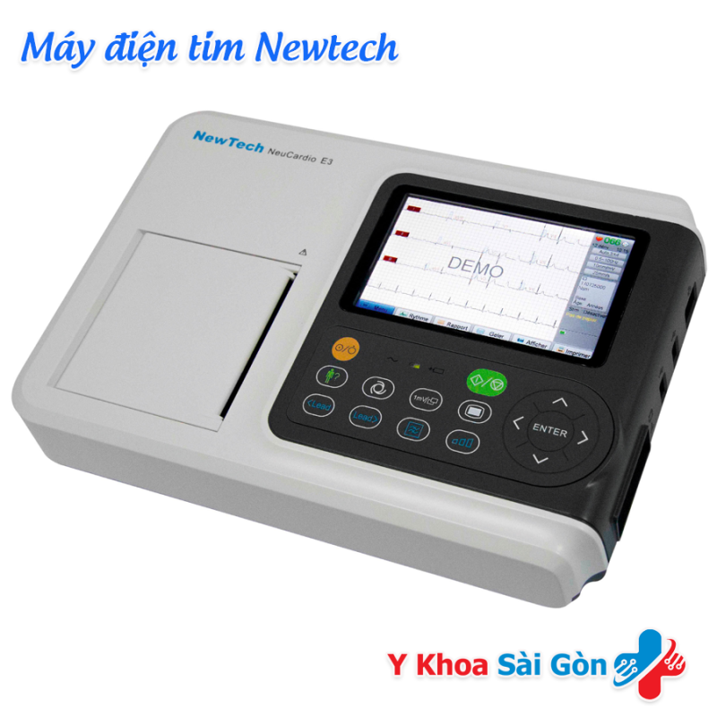 Máy Điện Tim 3 Kênh Newtech E3 - Y Khoa Sài Gòn