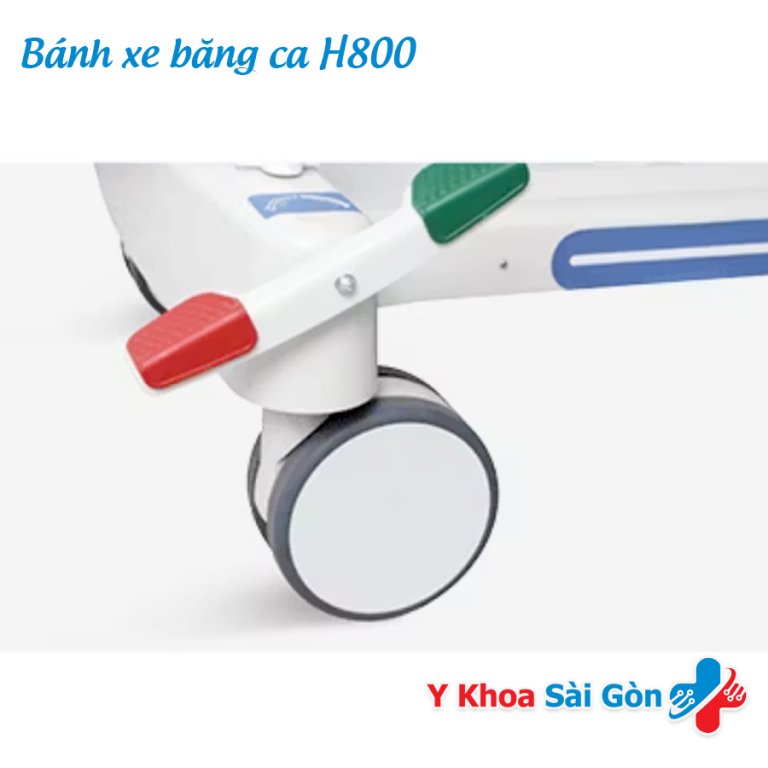 Bánh Xe Băng Ca Cấp Cứu ALK06-H800 - Y Khoa Sài Gòn
