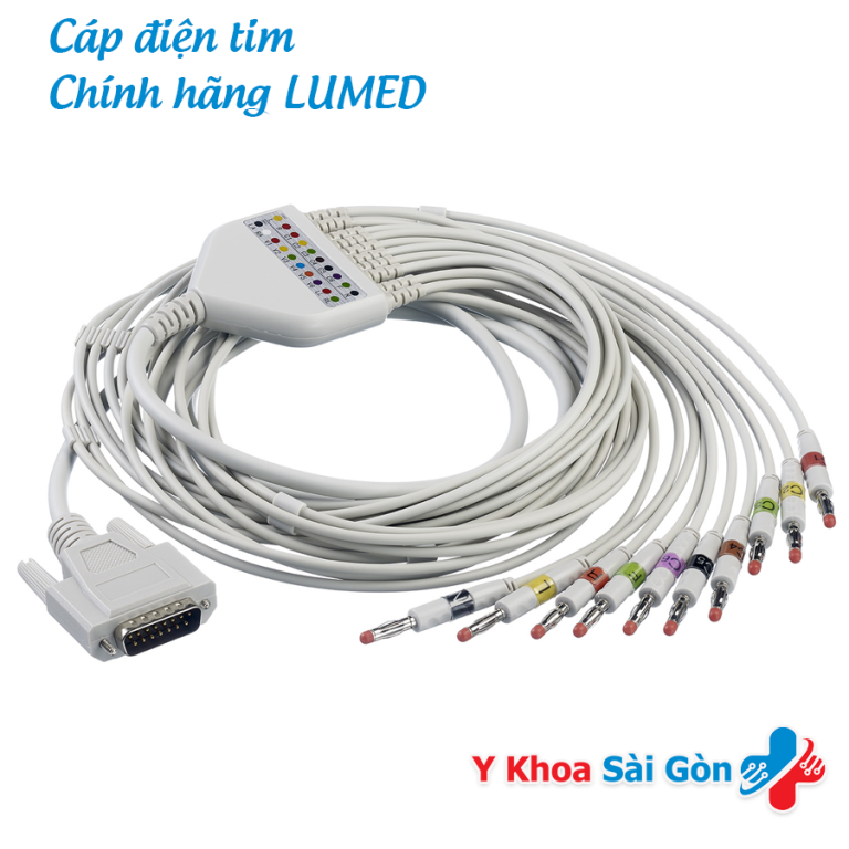 Dây Cáp Máy Điện Tim LUMED - Mới 100% - Chính hãng - Y Khoa Sài Gòn