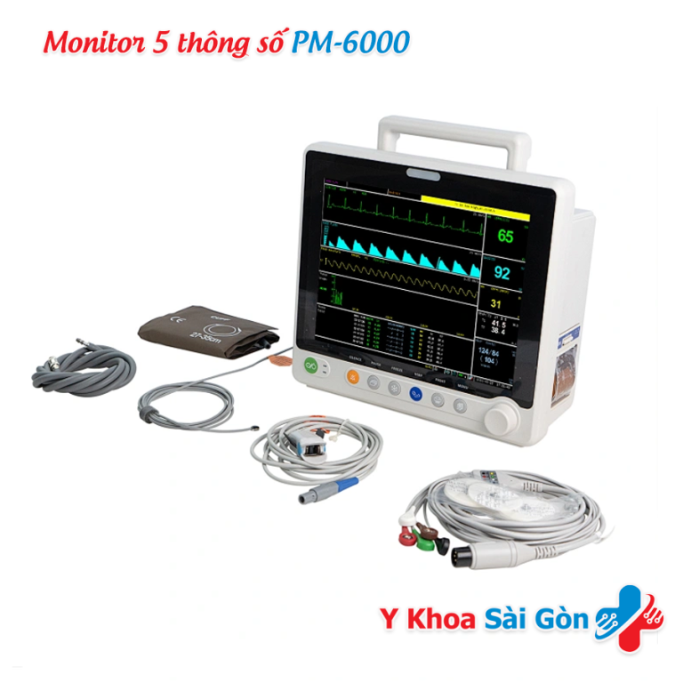 Máy Monitor 5 Thông Số PM6000 - Y Khoa Sài Gòn